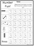10 Printable Number Fun-Subitizing 1-20 Worksheets - Made By Teachers