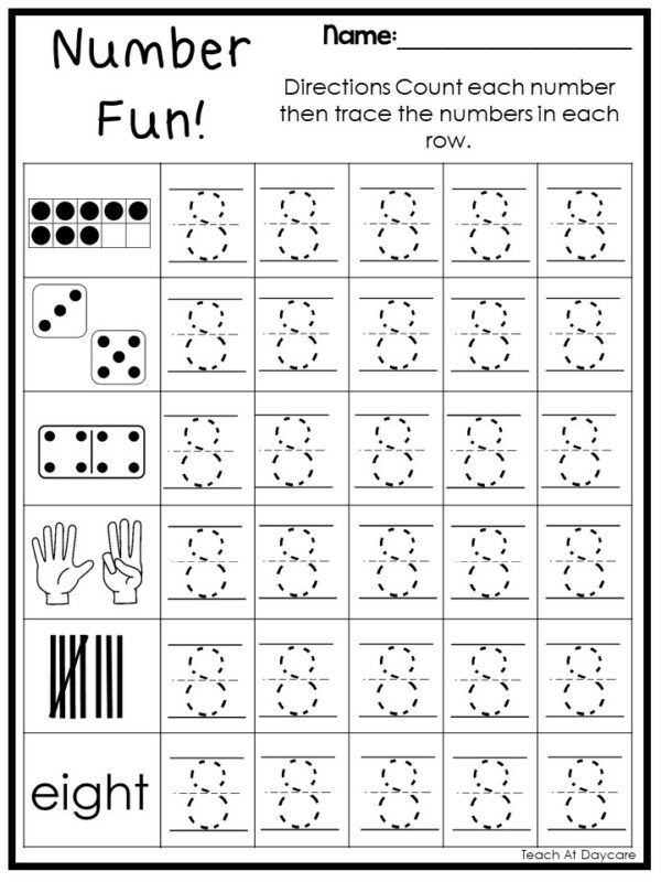 10 Printable Number Fun-Subitizing 1-20 Worksheets - Made By Teachers