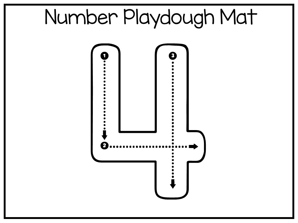101 Number Dough Mats. Numbers 0-100 - Made By Teachers