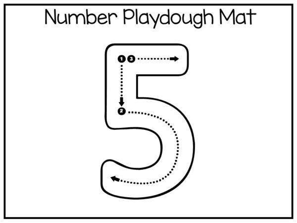 101 Number Dough Mats. Numbers 0-100 - Made By Teachers