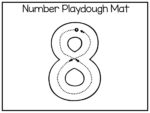 101 Number Dough Mats. Numbers 0-100 - Made By Teachers
