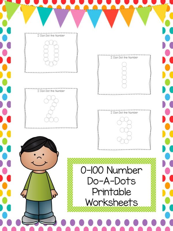 101 Number Do-A-Dot Worksheets. | Made By Teachers