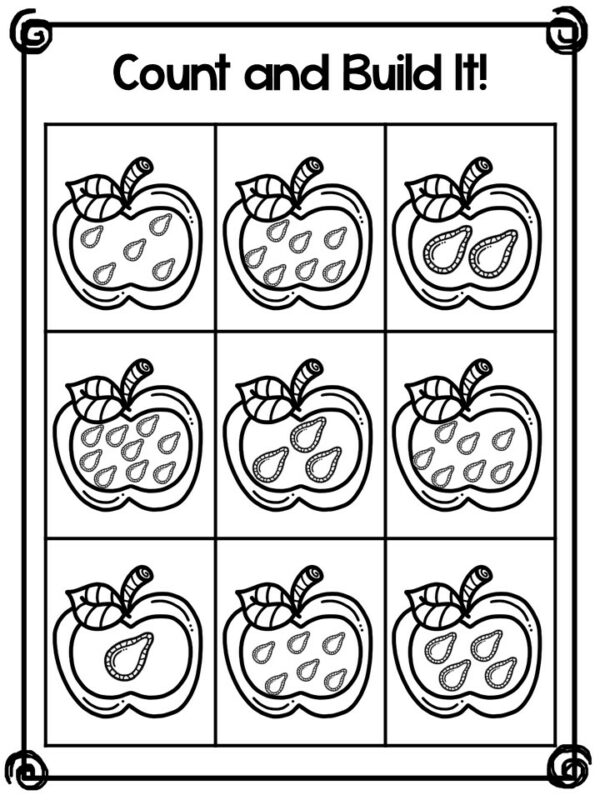 20 Themed Count and Build Work Mats. - Made By Teachers