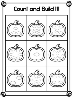 20 Themed Count and Build Work Mats. - Made By Teachers