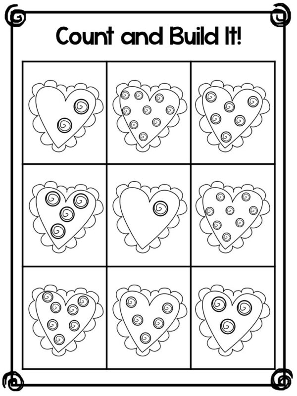 20 Themed Count and Build Work Mats. - Made By Teachers