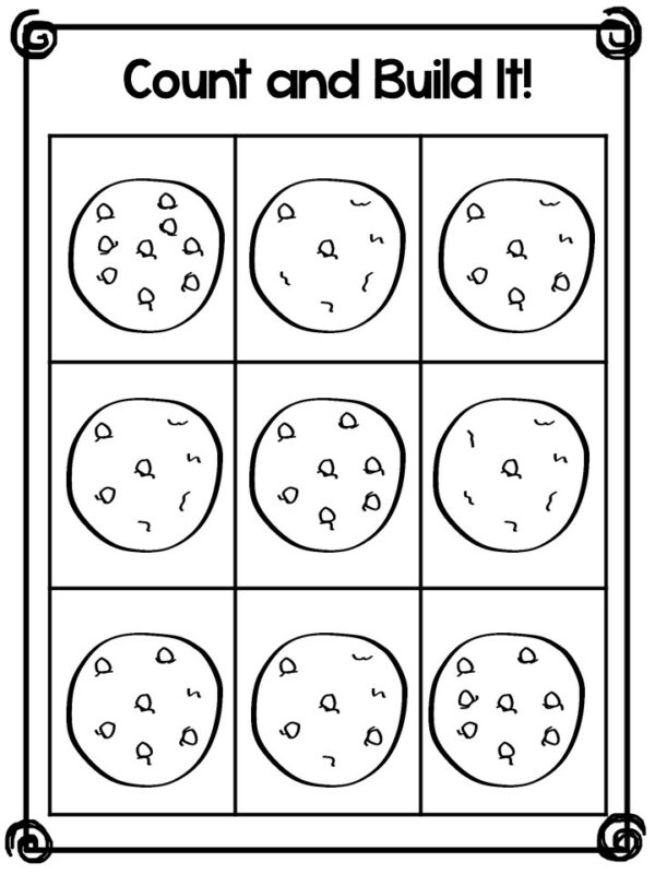 20 Themed Count and Build Work Mats. - Made By Teachers