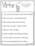 10 Printable Choose the Correct Verb Worksheets - Made By Teachers