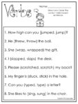 10 Printable Choose the Correct Verb Worksheets - Made By Teachers
