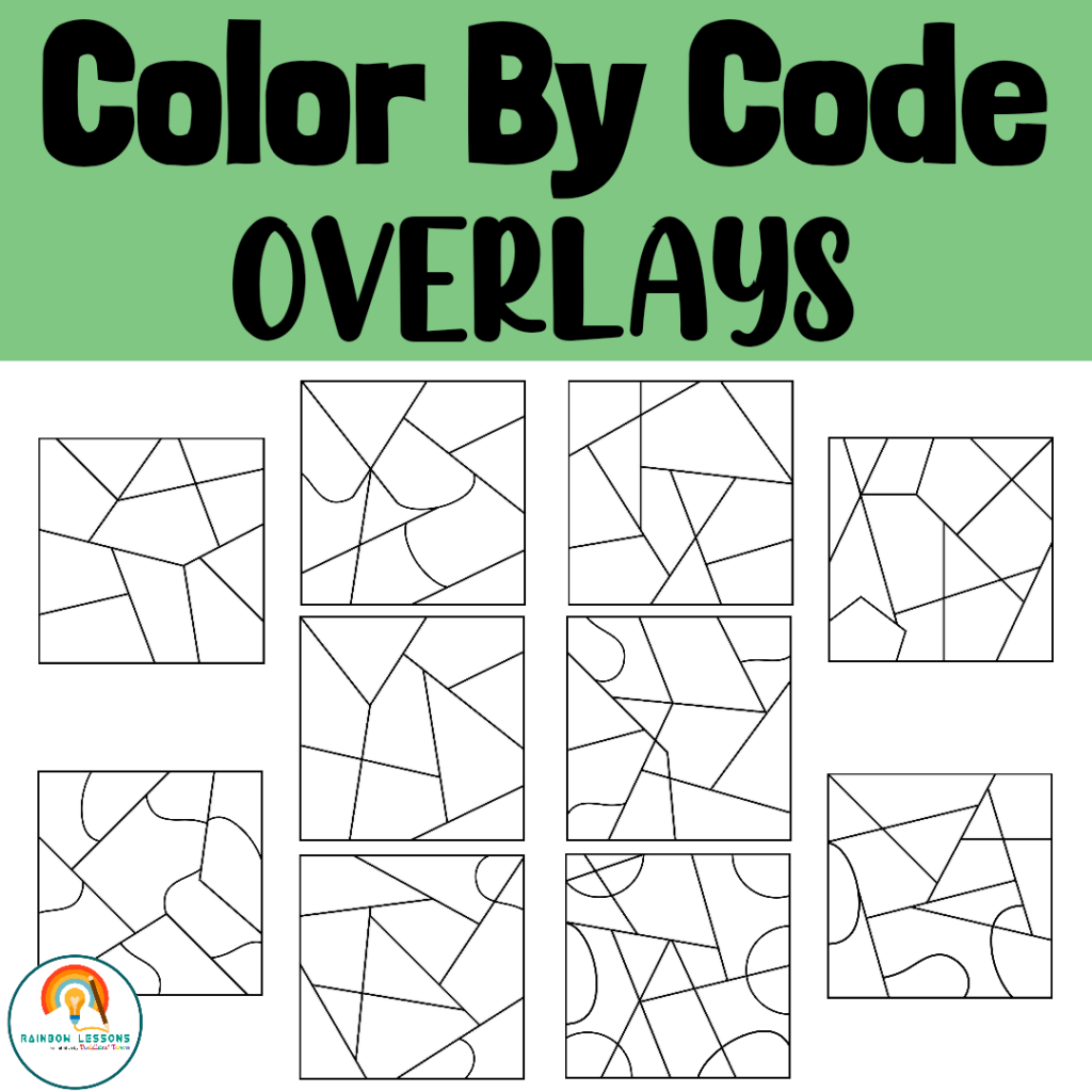 Color By Code Overlays Color By Number Templates Made By Teachers