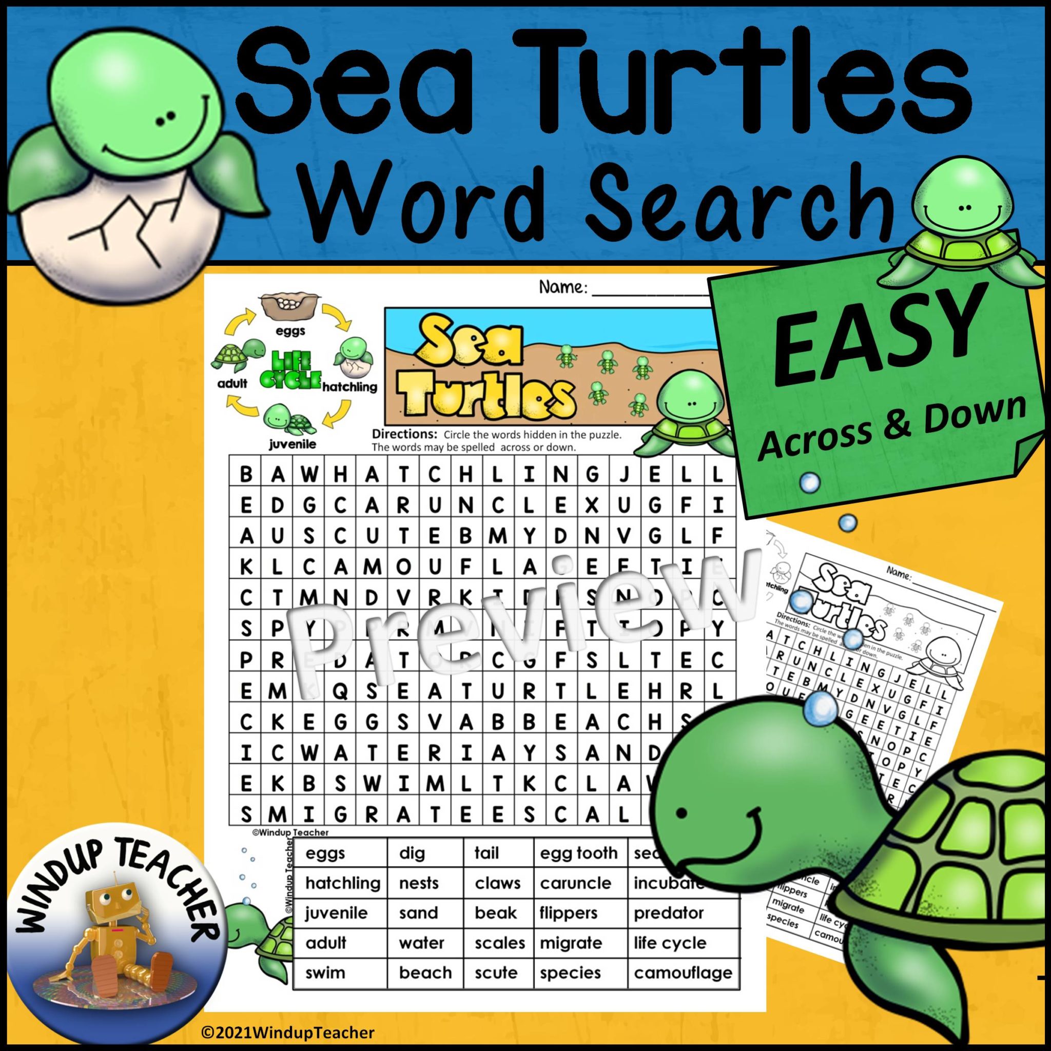 Life Cycle Word Search BUNDLE - Made By Teachers