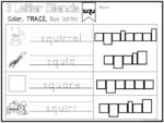 3 Letter Blend Words Color, Trace, Write, Box Writ - Made By Teachers