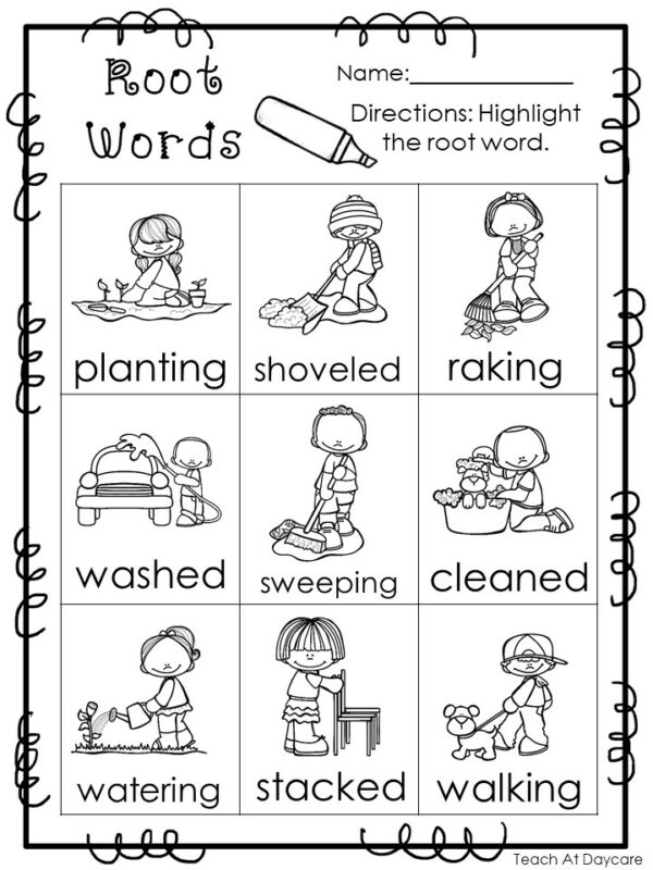 10 Printable Root Words Worksheets. - Made By Teachers