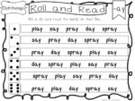 Diphthongs Roll and Read the Word Worksheets. - Made By Teachers