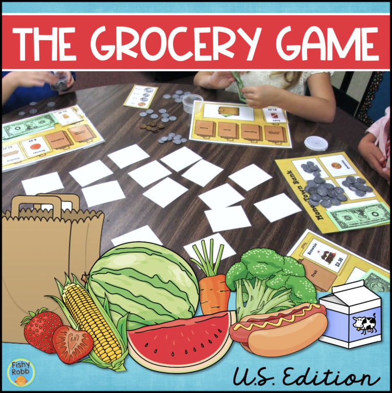Counting Money Game - The Grocery Game - Made By Teachers