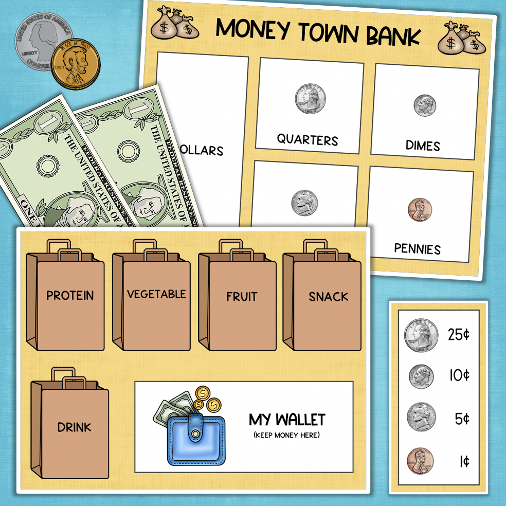 Counting Money Game - The Grocery Game - Made By Teachers