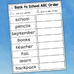 ABC Order Alphabetical Order Worksheets Whole Year - Made By Teachers