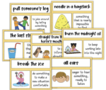 IDIOMS Activities, Task Cards, and Posters | Made By Teachers