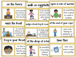 IDIOMS Activities, Task Cards, and Posters | Made By Teachers