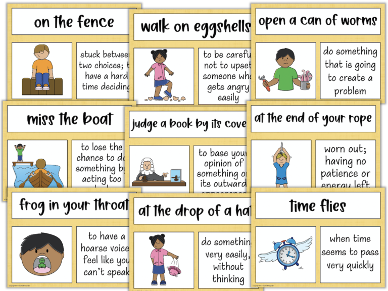 IDIOMS Activities, Task Cards, and Posters | Made By Teachers