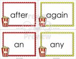 First Grade Sight Word Bingo Popcorn - Made By Teachers
