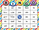 First Grade Sight Word Bingo | Made By Teachers