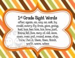 First Grade Sight Word Bingo Fall Autumn - Made By Teachers