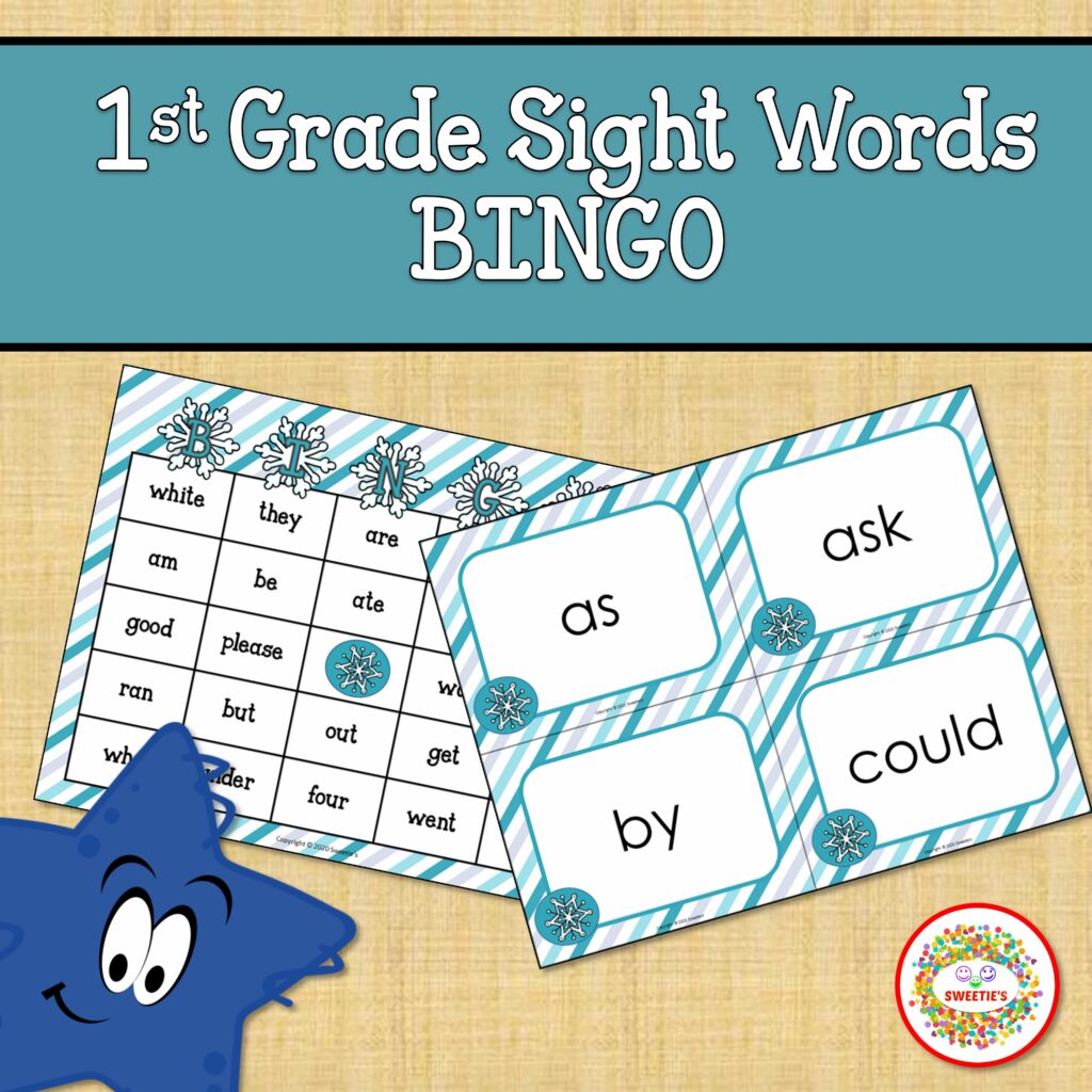 First Grade Sight Word Bingo Winter | Made By Teachers