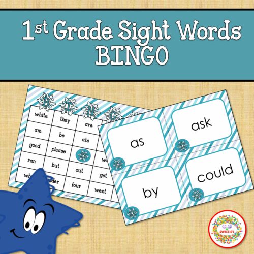 First Grade Sight Word Bingo Winter | Made By Teachers