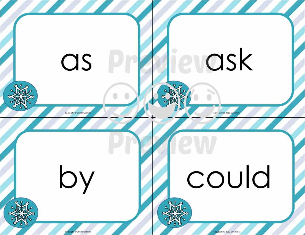 First Grade Sight Word Bingo Winter | Made By Teachers