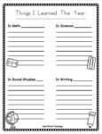 End of Year Memory Book and Activities - Made By Teachers