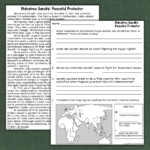 Gandhi, Mandela, Elie Wiesel World History Reading | Made By Teachers