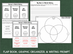 Gandhi, Mandela, Elie Wiesel World History Reading | Made By Teachers