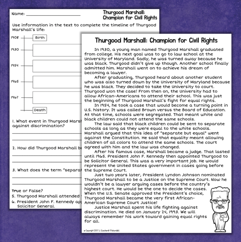 Heroes in History Reading Comprehension BUNDLE - Made By Teachers