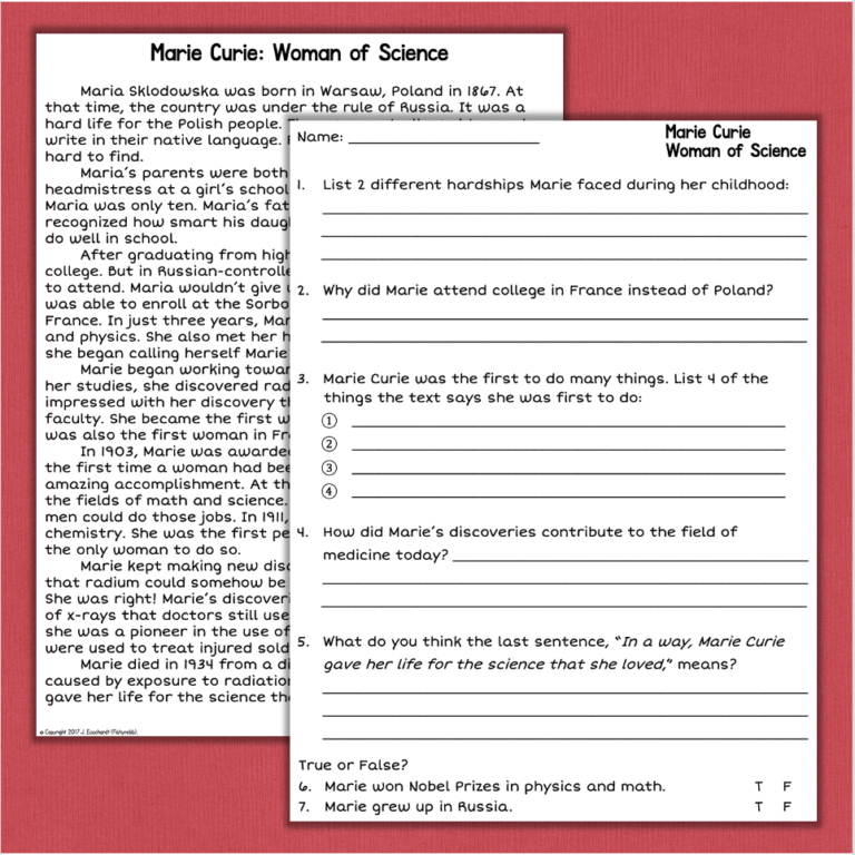 Heroes in History Reading Comprehension BUNDLE - Made By Teachers