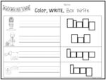 10 Printable Adjectives Color, Trace, Box Write Wo - Made By Teachers