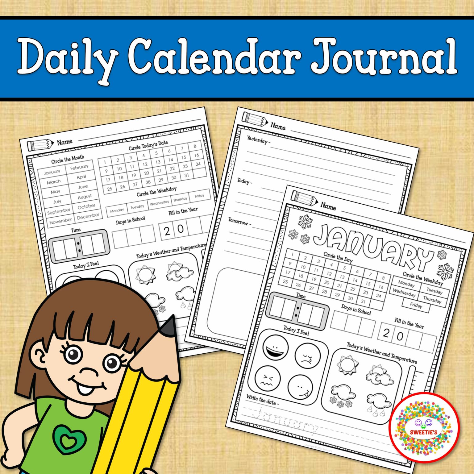 Daily Calendar Journal | Made By Teachers
