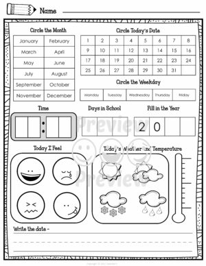 Daily Calendar Journal - Made By Teachers