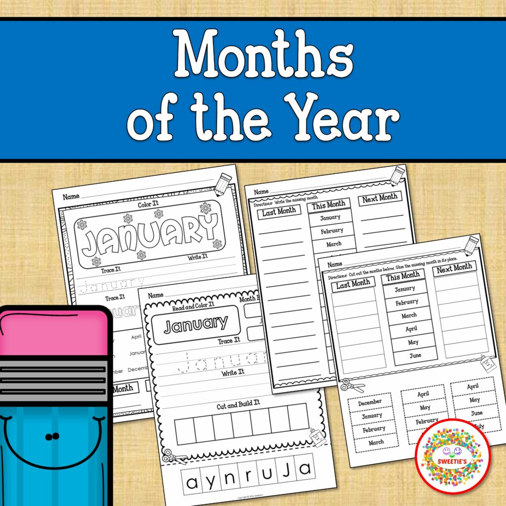 Months of the Year Worksheets | Made By Teachers
