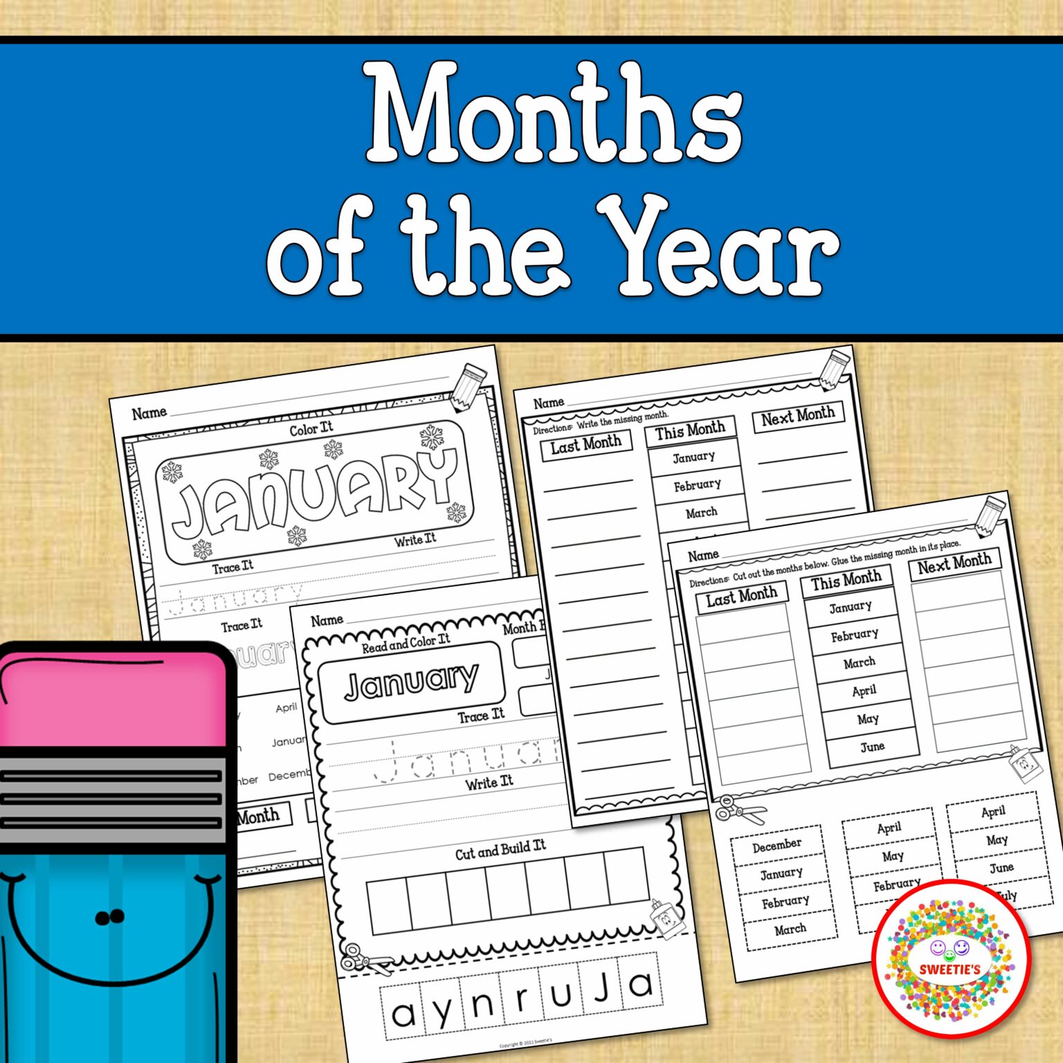 Months of the Year Worksheets | Made By Teachers