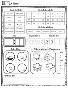 Daily Calendar Journal - Made By Teachers