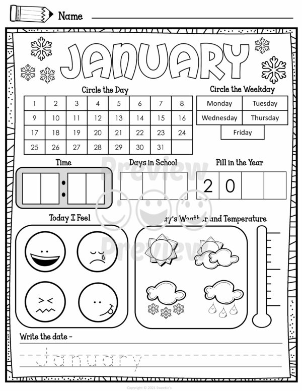 Daily Calendar Journal - Made By Teachers