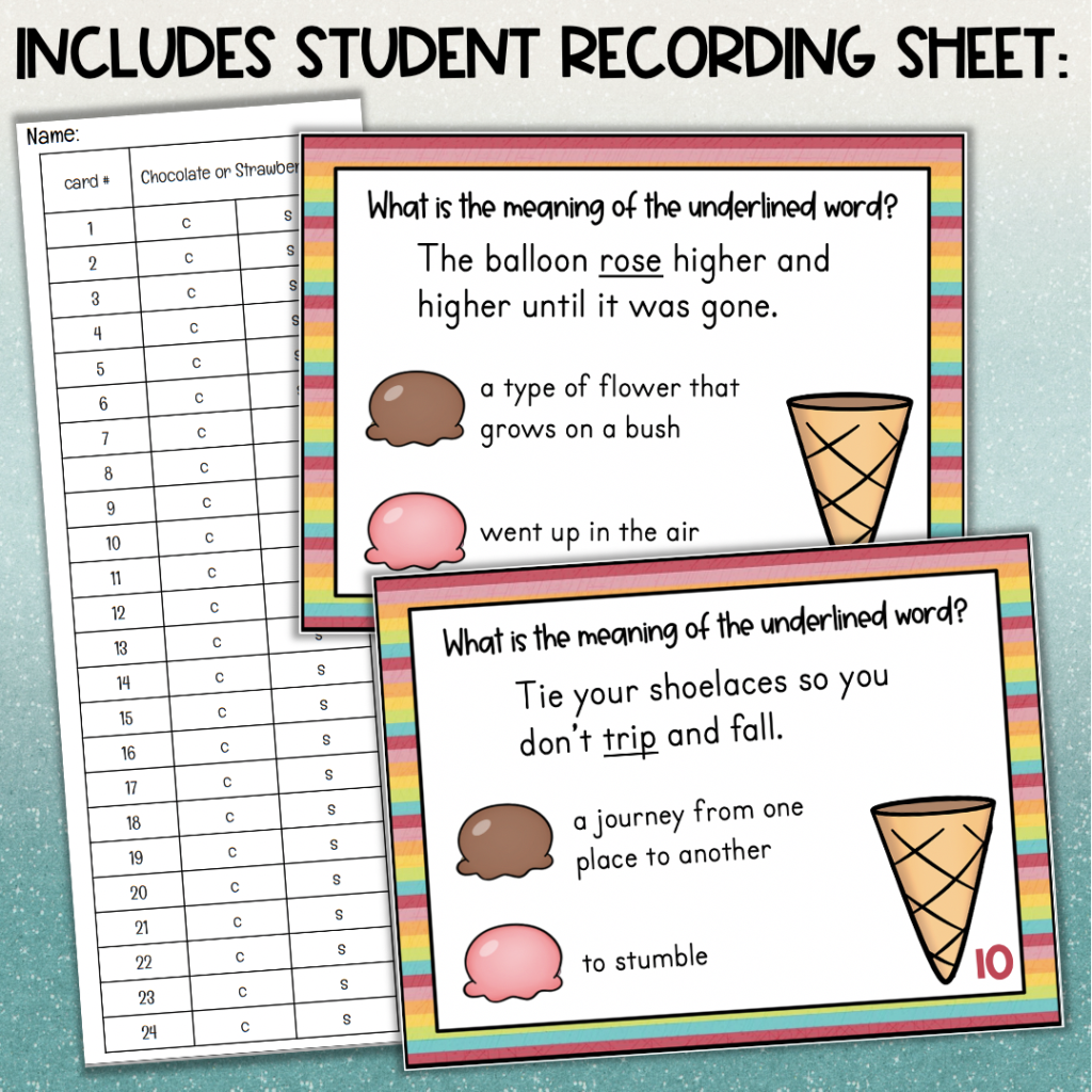 Multiple Meaning Words HOMONYMS Task Cards - Made By Teachers