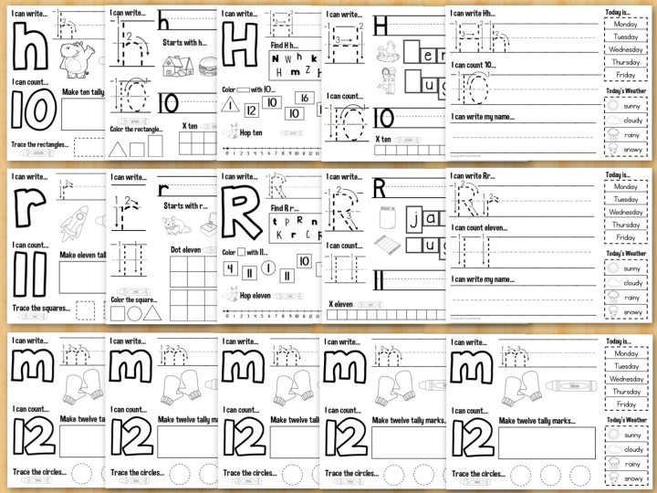 Kindergarten Morning Work Set 2 | Made By Teachers