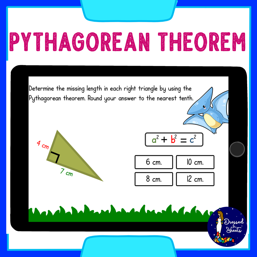 Pythagorean Theorem BOOM Cards - Made By Teachers