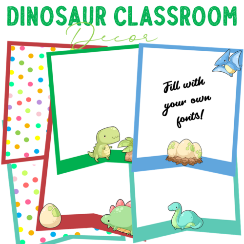 Dinosaur Classroom Decor EDITABLE | Made By Teachers