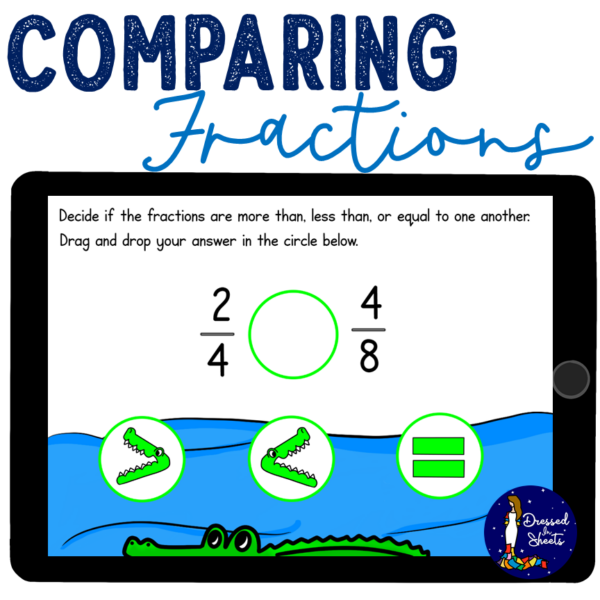Comparing Fractions BOOM Cards | Made By Teachers