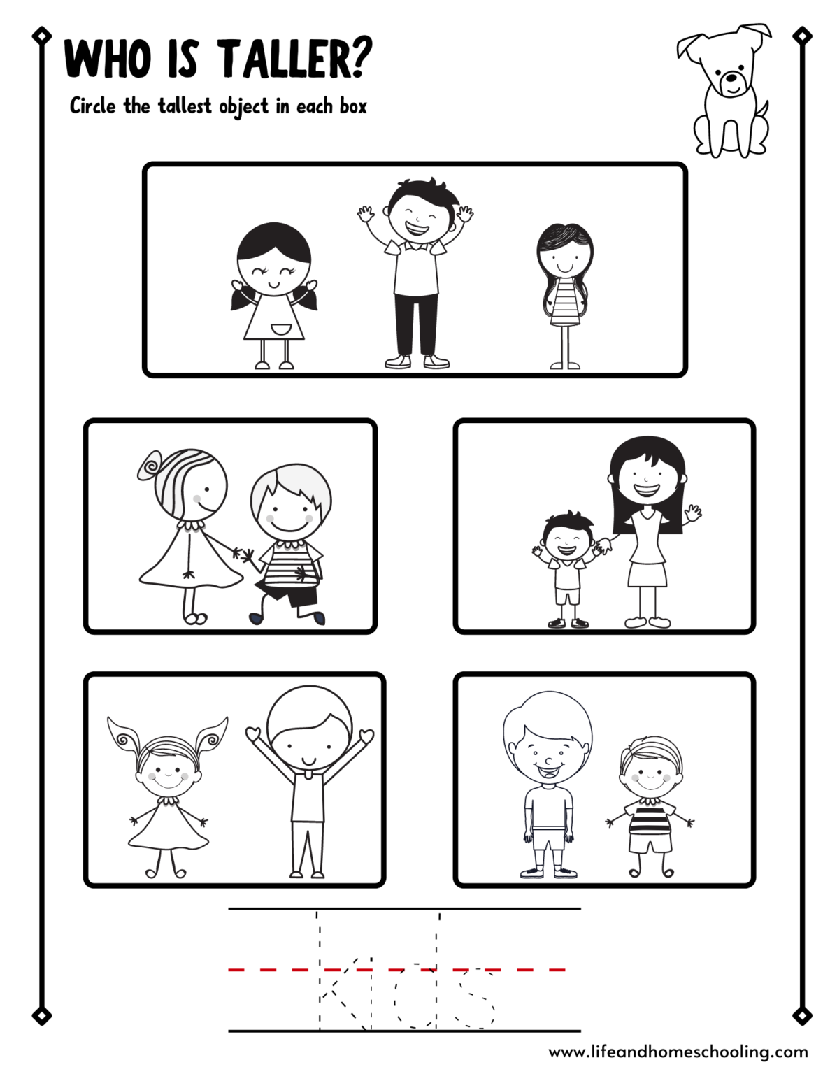 Preschool Math (Tall/Short) | Made By Teachers