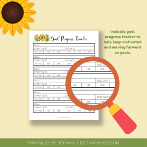 Sunflower Student Planner | Undated Daily, Weekly, | Made By Teachers