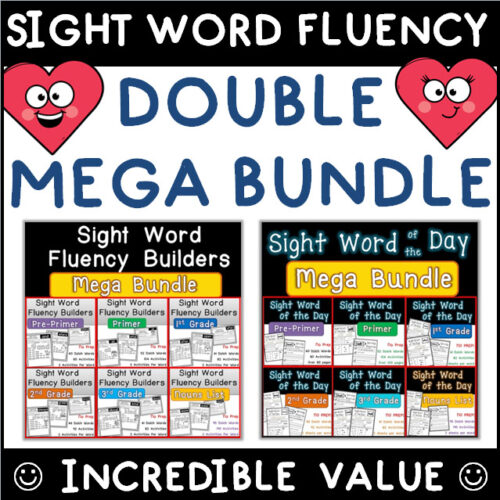 Sight Word Fluency Double Mega Bundle | Made By Teachers