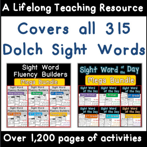 Sight Word Fluency Double Mega Bundle | Made By Teachers
